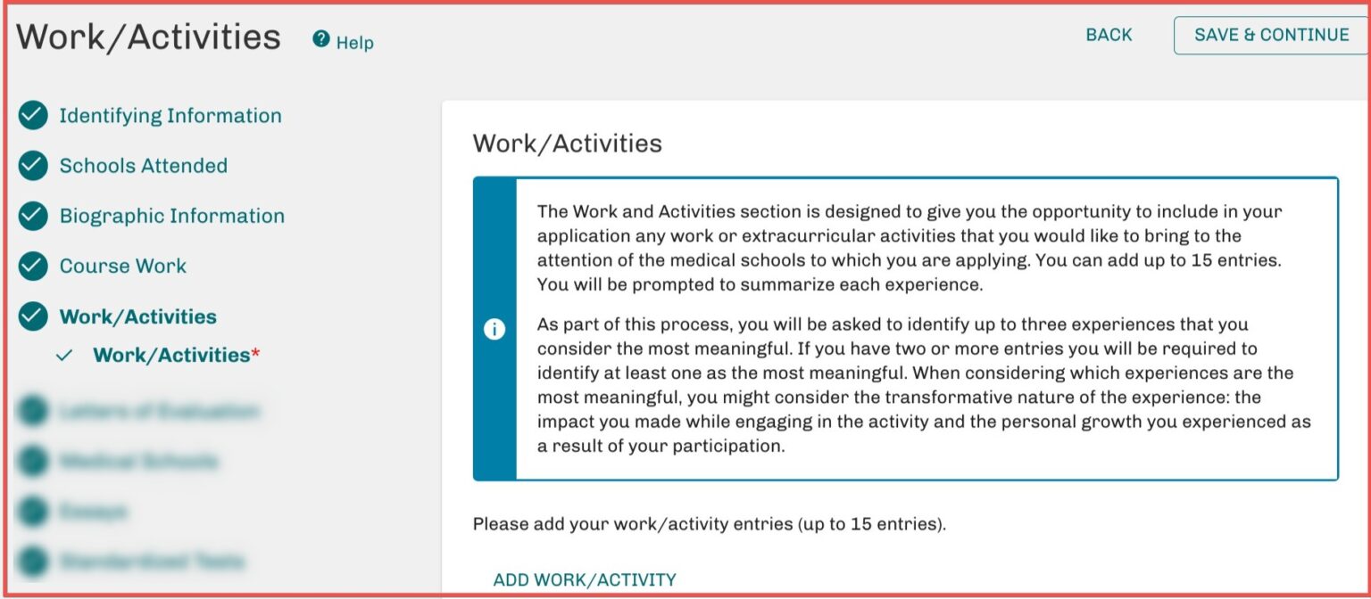 How To Fill Out the AMCAS Application 2024/25 | MedSchoolCoach