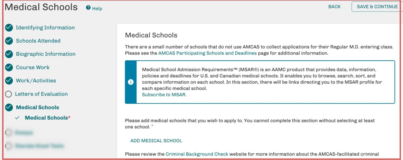 How To Fill Out the AMCAS Application [With Screenshots]