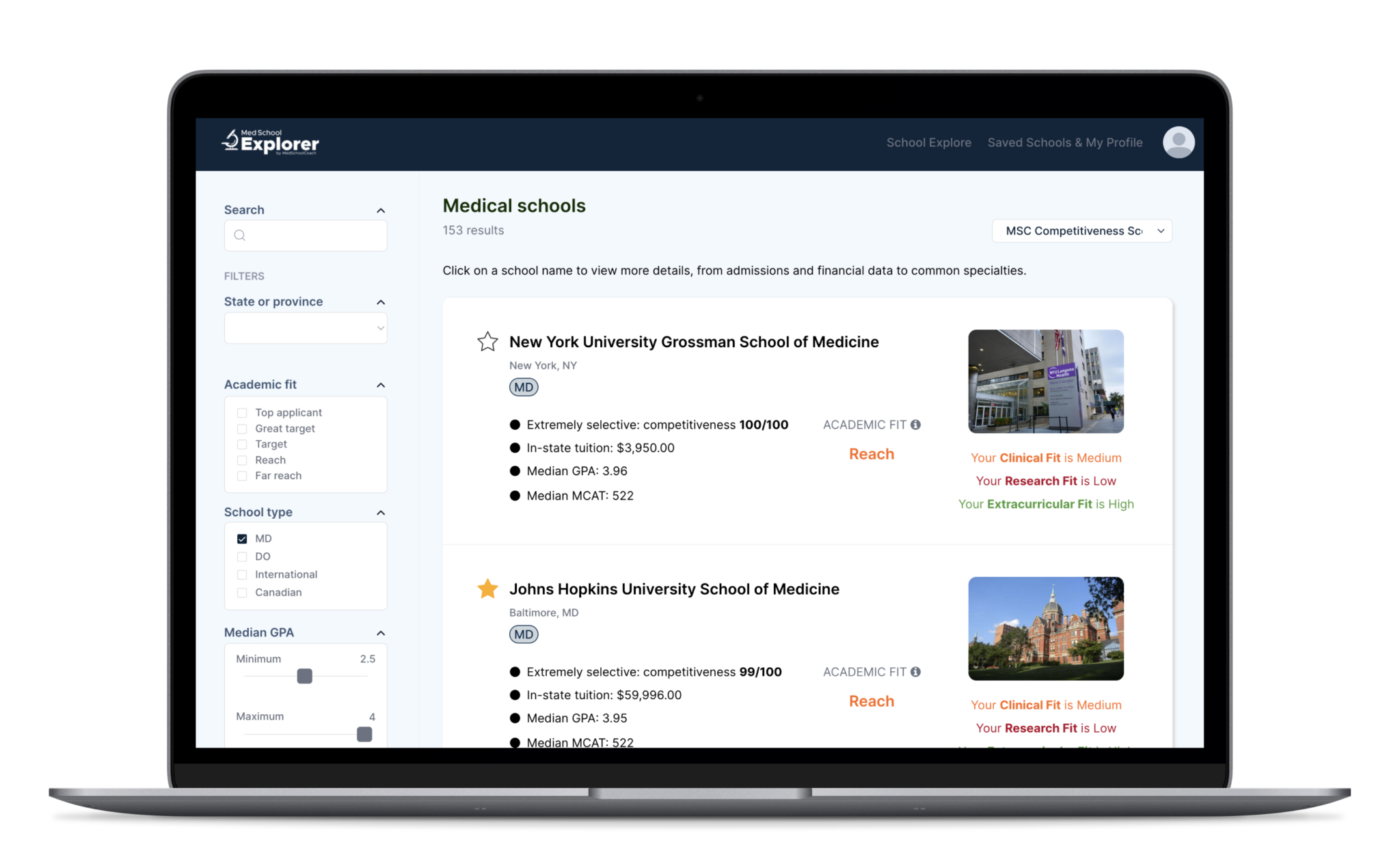 Find And Compare The Best Medical Schools For You With Med School Explorer