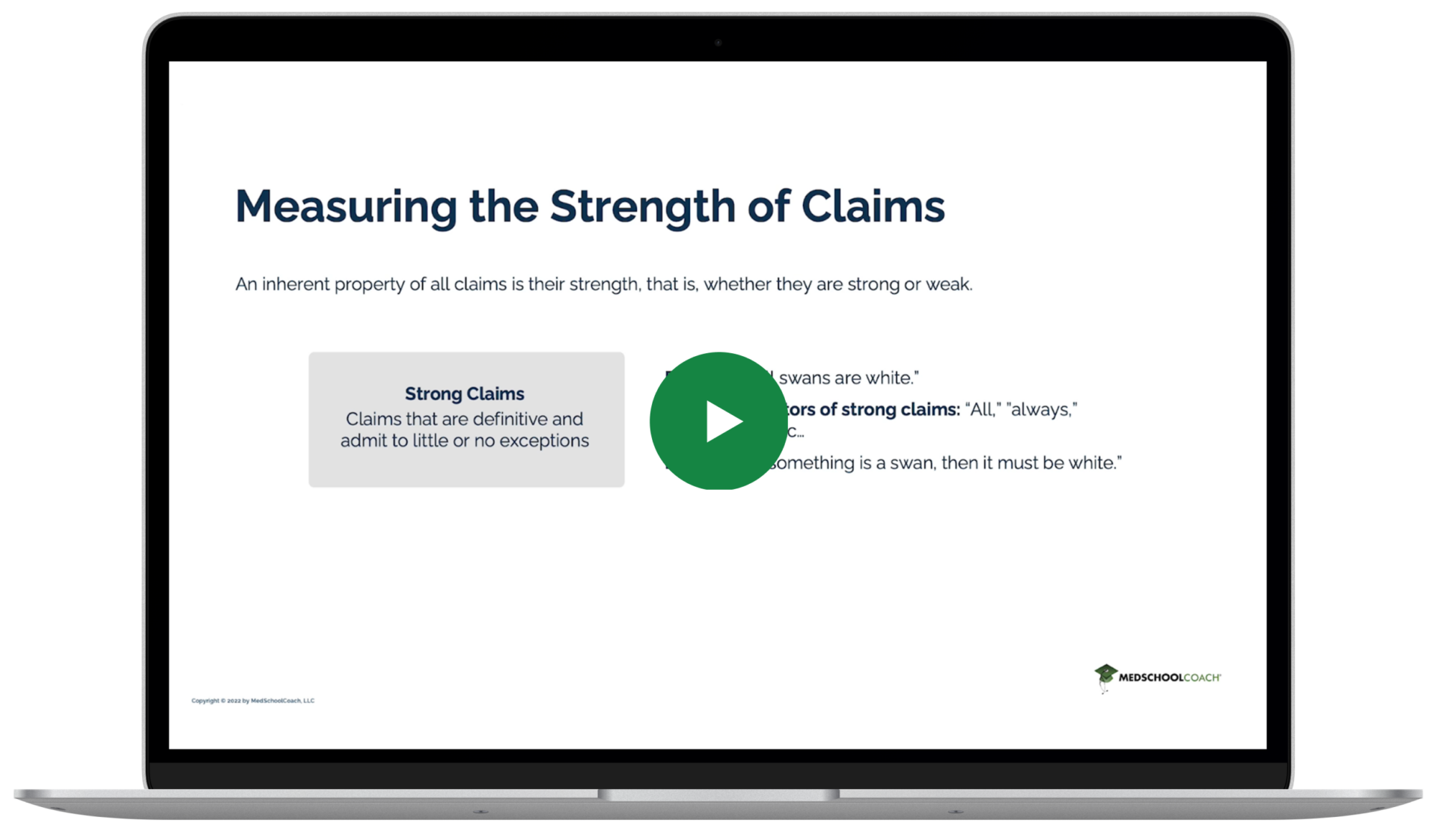 MCAT CARS Mastery Course by MedSchoolCoach