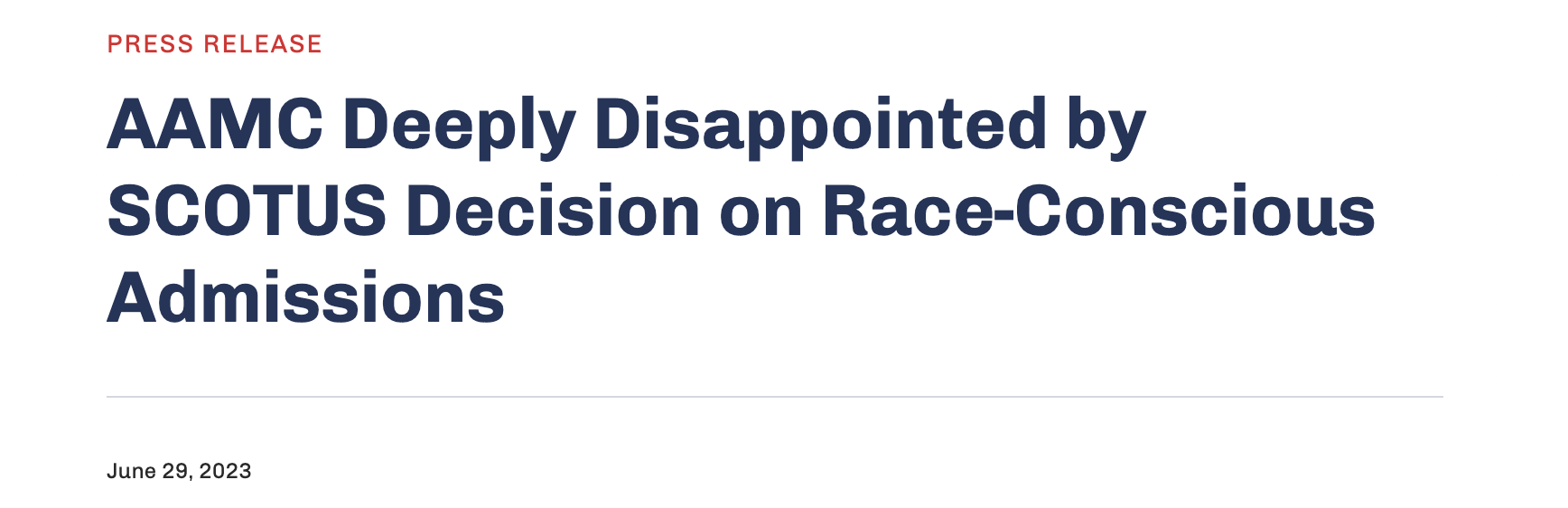 Supreme Court Affirmative Action Ruling: Here’s the Impact on Medical ...