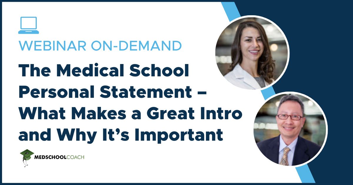 The Medical School Personal Statement – What Makes a Great Intro and ...
