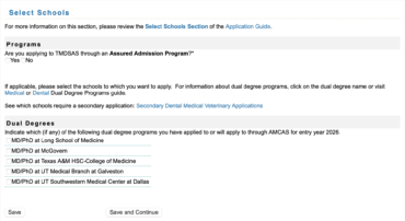 TMDSAS Application Guide for Prospective Medical Students